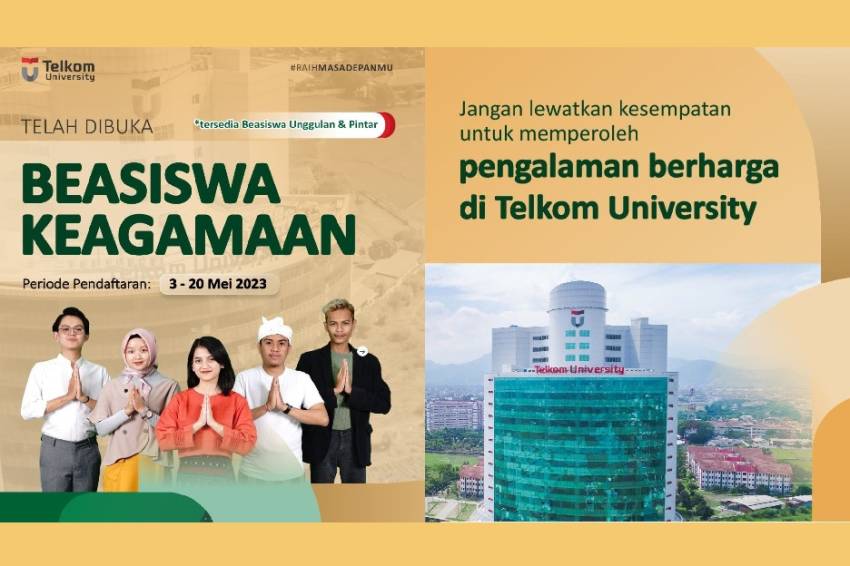 Telkom University Buka Beasiswa Keagamaan hingga 20 Mei, Cek Syarat dan Cara Daftar - SINDOnews ...