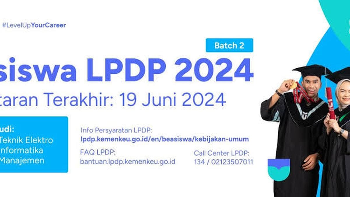 Telkom University Buka Pendaftaran Beasiswa LPDP Batch 2, Cek Syarat, Cara Daftar, dan Jadwalnya ...